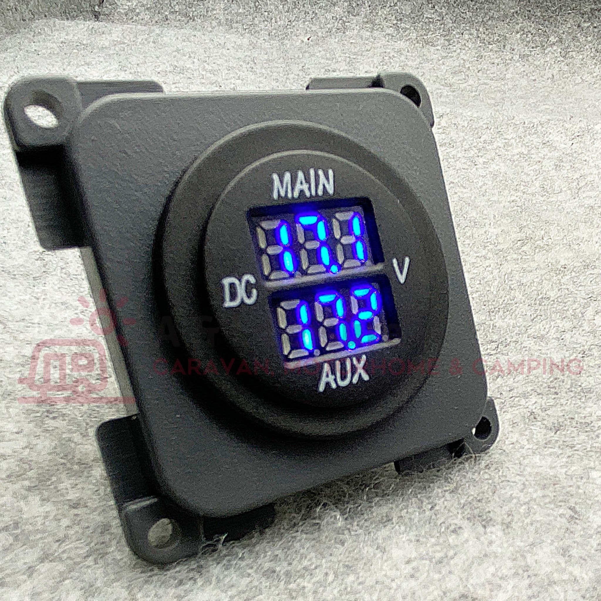 CBE C-Line Twin LED Volt Meter Battery Monitor